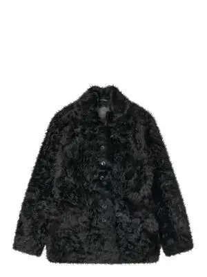 BY MALENE BIRGER Adeline Shearling Jacket - Black