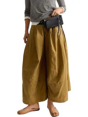 Free People High-rise Wide-leg Trousers - Beehive
