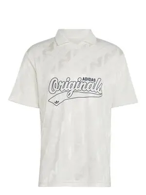 Adidas Originals Jacquard Jersey Graphic Tee - Cloud White