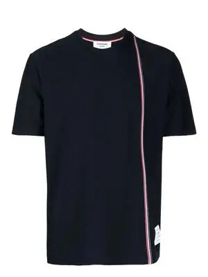 Thom Browne Short Sleeve T-shirt - Navy