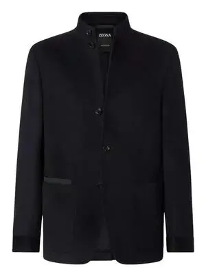 Zegna Navy Oasi Cashmere Il Conte Jacket - Blue