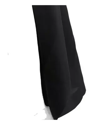 Alberta Ferretti Asymmetrical Tie-fastening Cape - Black