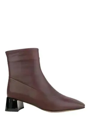 LINDA BAUMANN Block-heel Ankle Boots - Purple