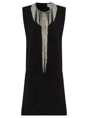 Sportmax Festoso Crystal-embellished Dress - Black