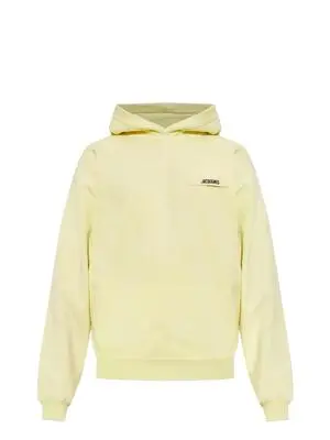 Jacquemus The Gros Grain Hoodie - Yellow