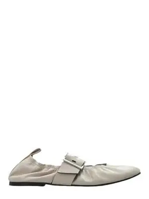 ALOHAS Sarea Buckle-fastening Ballet Flats - Neutrals