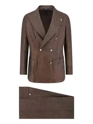 TOMBOLINI Zero Gravity Double-breasted Suit - Brown