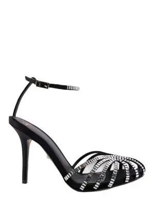 ALEVI MILANO Penelope Crystal-embellished Sandals - Black