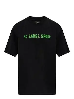 44 LABEL GROUP Jocker Graphic-print T-shirt - Black