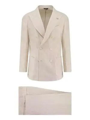 TOMBOLINI Zero Gravity Double-breasted Suit - Neutrals