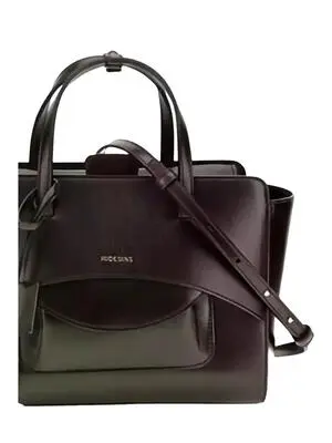 HIDESINS Flap Tote Bag - Brown