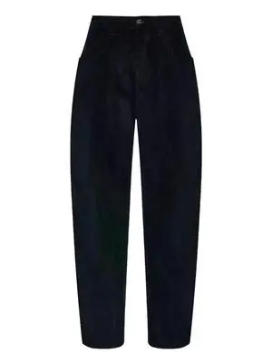 RÓHE Cotton Corduroy Trousers - Blue