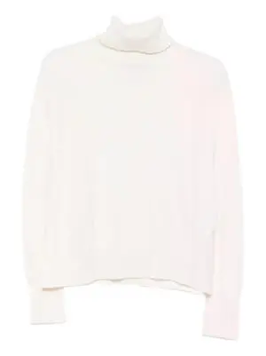 SEMICOUTURE Drop Shoulder Sweater - Neutrals