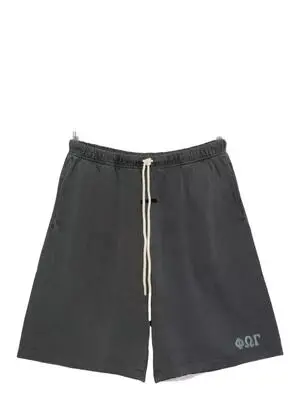 Fear Of God Logo-print Drawstring Shorts - Grey