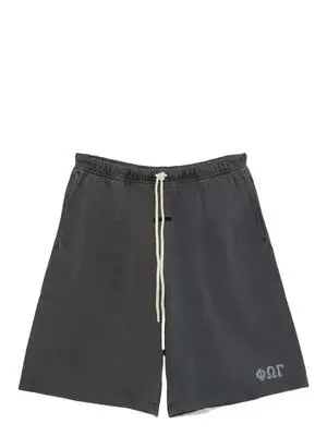 Fear Of God Logo Print Drawstring Shorts - Grey