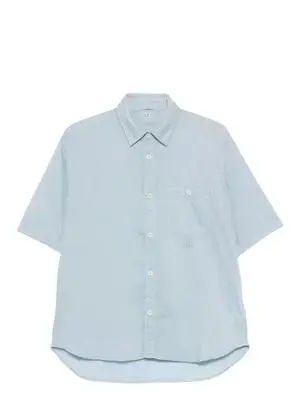 C.P. COMPANY Short-sleeve Chest-pocket Shirt - Blue