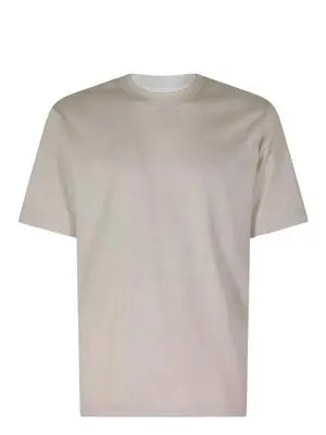 Eleventy Layered-effect Short-sleeve T-shirt - Neutrals