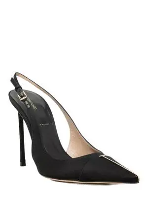 TOM FORD Crystal-embellished Slingback Pumps - Black