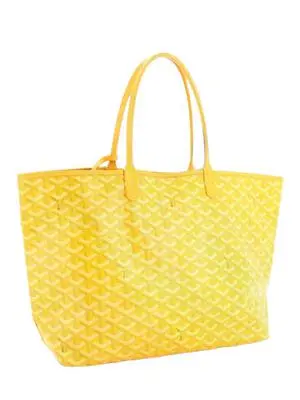 Goyard Saint Louis Coated Canvas Pm Tote Bag - Yellow