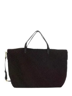 NAGHEDI Woven Tote Bag - Brown