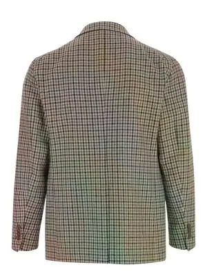 Tagliatore Check Wool Blazer - Neutrals