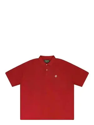 DENIM TEARS Peace Wreath Polo Shirt - Red