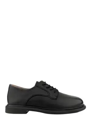 LINDA BAUMANN LINDA BAUMANN Grainy Leather Lace-Up Shoes