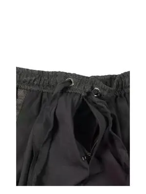 Dolce & Gabbana Tapered Trousers With Drawstring Waist - Black