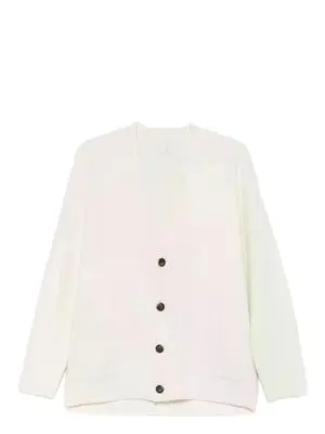 Eleventy V-neck Button-up Cardigan - Neutrals
