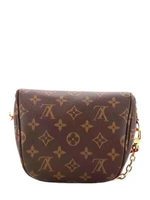 LOUIS VUITTON Monogram Canvas Mini Belt Bag - Brown