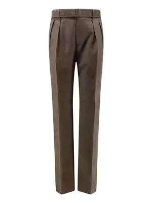 Tagliatore Nevil Double-pleat Tailored Trousers - Brown