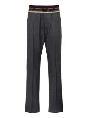 Dsquared2 Hybrid Wool Pants - Grey