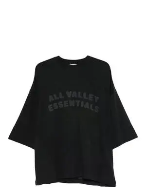 Fear Of God Logo-print Mesh T-shirt - Black