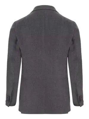 Tagliatore Single-breasted Virgin Wool Blazer - Grey