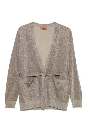 Missoni Belted V-neck Cardigan - Neutrals