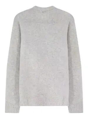 ALYSI Ribbed-trim Sweater - Grey
