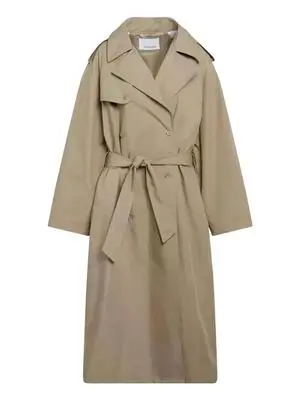 THE FRANKIE SHOP Riva Double-breasted Trench Coat - Neutrals