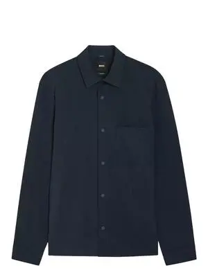BOSS Patch-pocket Shirt - Blue