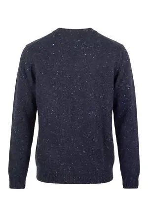 DRUMOHR Flecked Wool Sweater - Blue