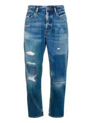 Dsquared2 Worker Wash Bro Jeans - Blue