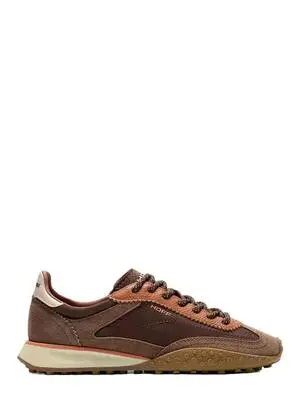 HOFF Bridge Mkii Panelled Suede-trimmed Sneakers - Brown