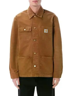 Carhartt Work In Progress Michigan Corduroy-collar Jacket - Brown