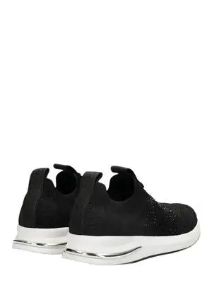 MEXX Rhinestone-embellished Slip-on Sneakers - Black