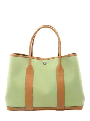 Hermès 2020 Toile And Negonda Garden Party 36 Tote Bag - Green