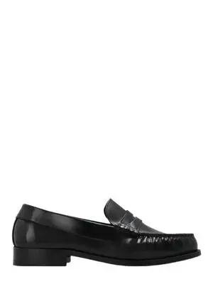 ALOHAS Rivet Leather Loafers - Black