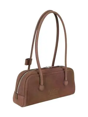 MARGESHERWOOD Nubuck Leather Clutch Bag - Brown