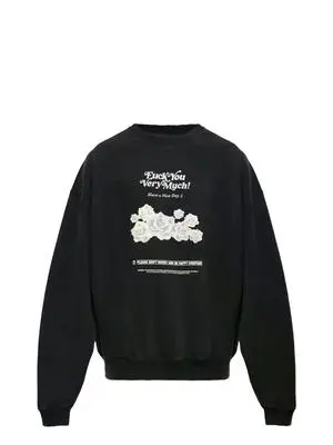 Vetements Graphic-print Sweatshirt - Black