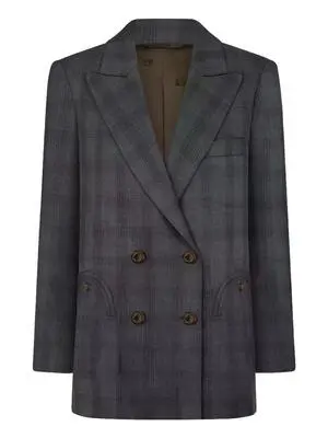 BLAZÉ MILANO Bravado Double-breasted Blazer - Grey