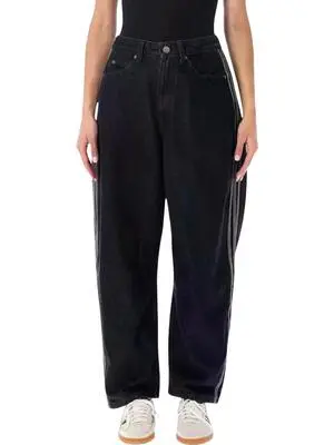 Adidas Side-stripe Denim Jeans - Black