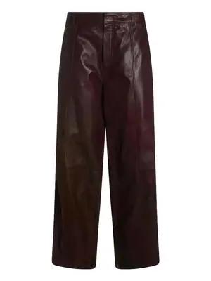 Alberta Ferretti Wide-leg Trousers - Red